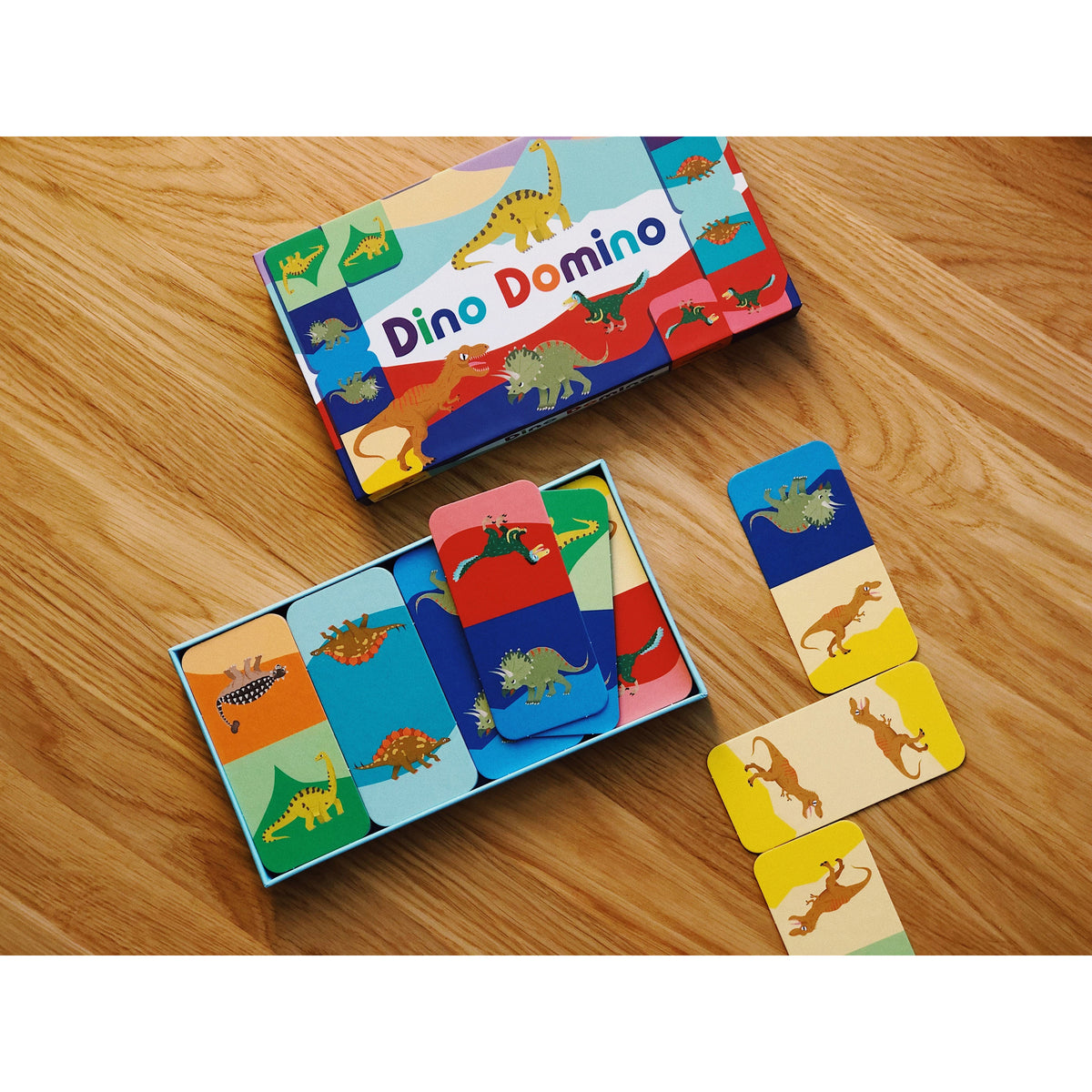 Dinosaur Dominoes Game – Freda & Bert - Gift Shop Cambridge