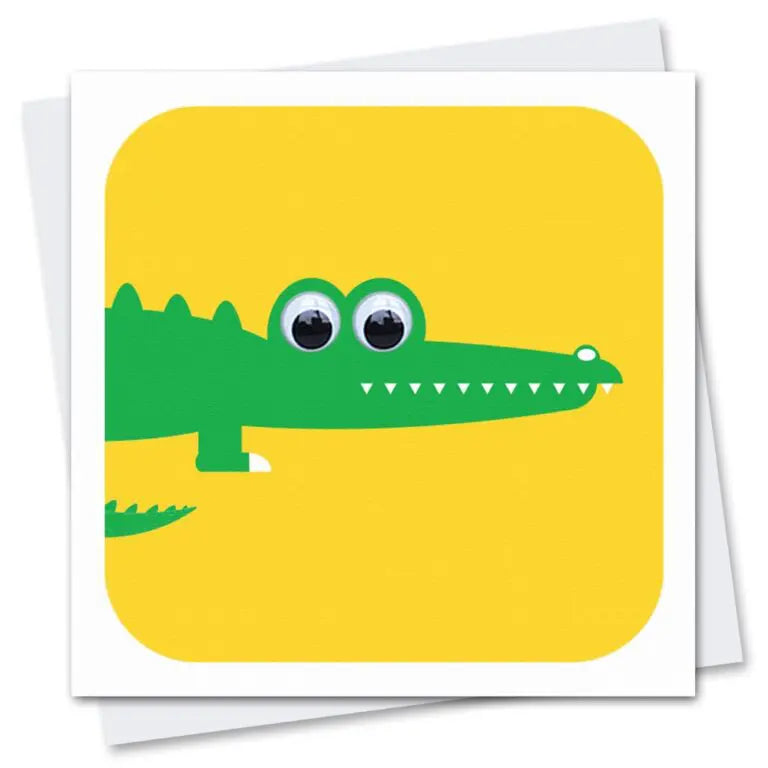 Cain Croc Card – Freda & Bert - Gift Shop Cambridge