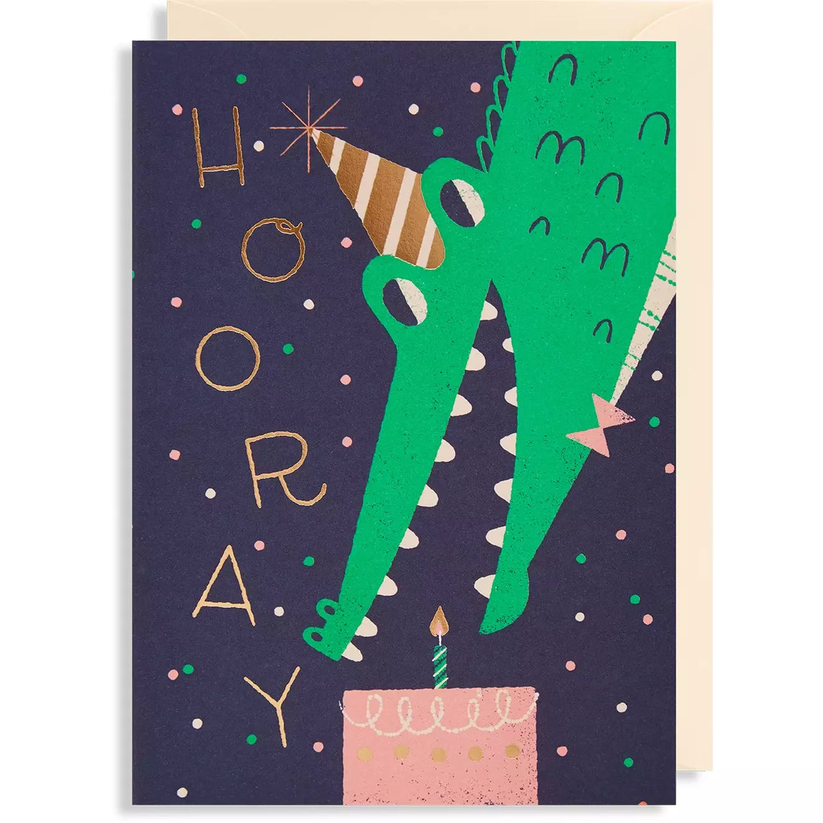 Crocodile Hooray Birthday Card – Freda & Bert