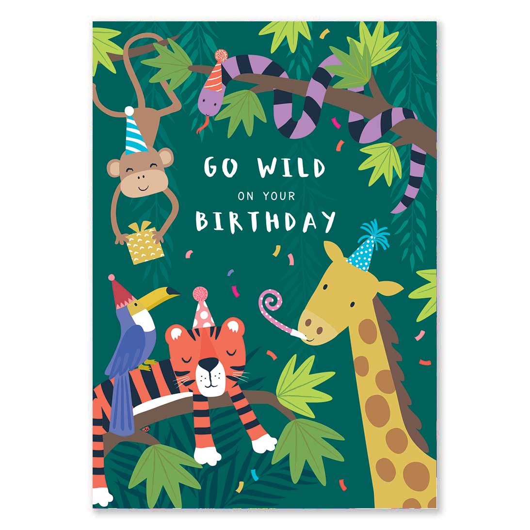 Go Wild Birthday Card – Freda & Bert - Gift Shop Cambridge