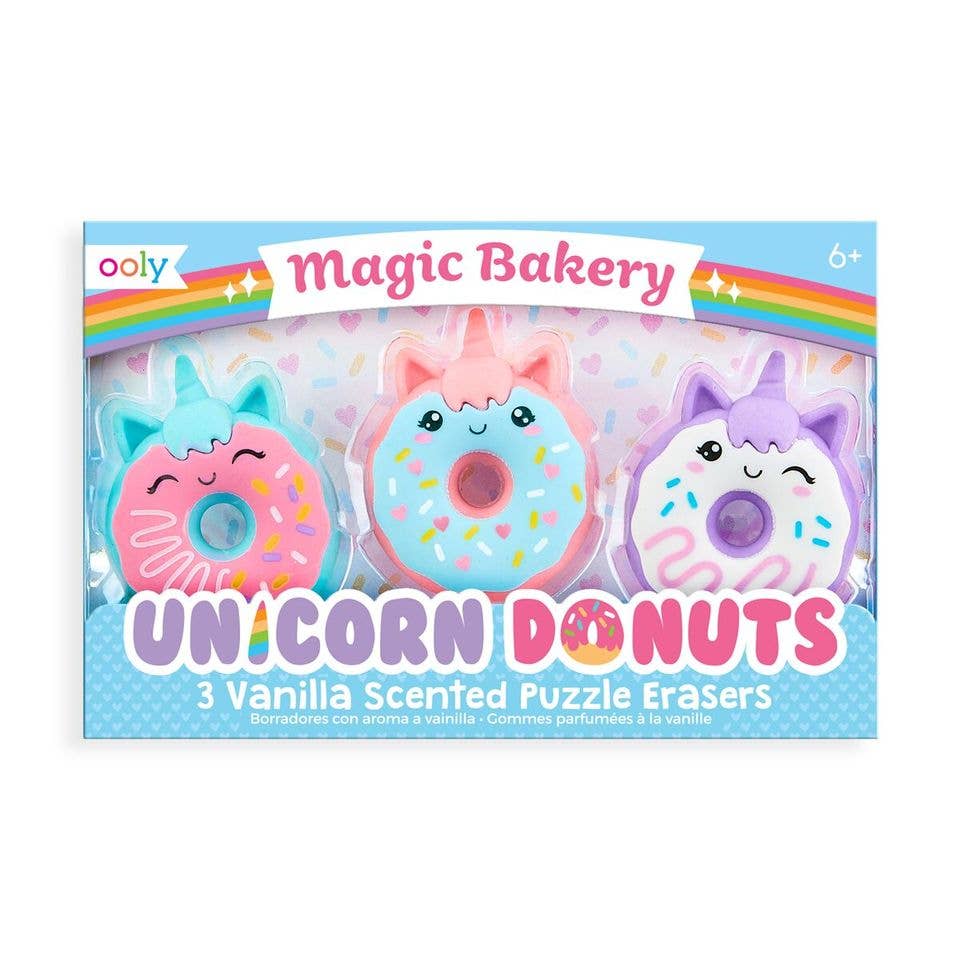 Magic Bakery Unicorn Doughnuts Scented Erasers – Freda & Bert