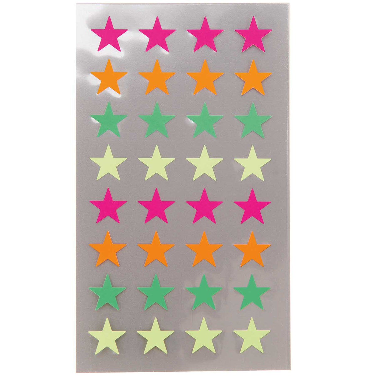 Neon Star Stickers – Freda & Bert
