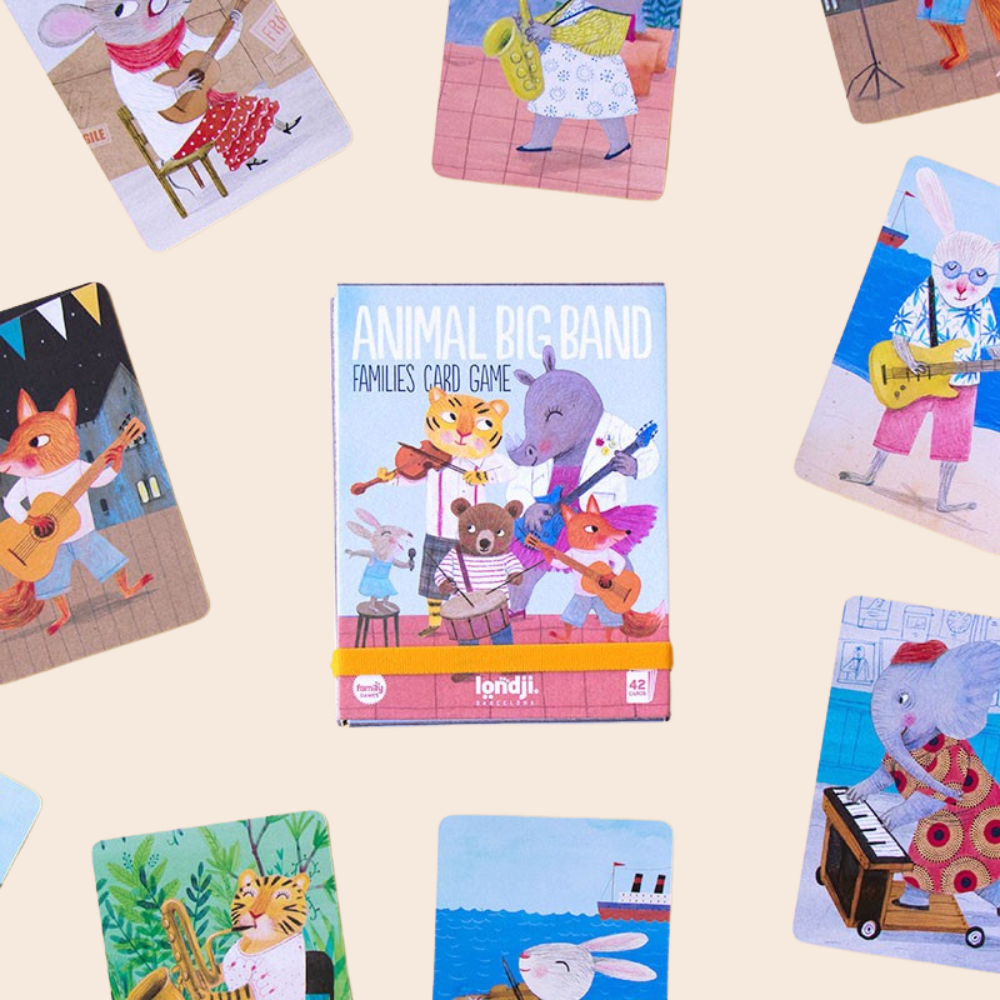 Animal Big Band Card Game – Freda & Bert