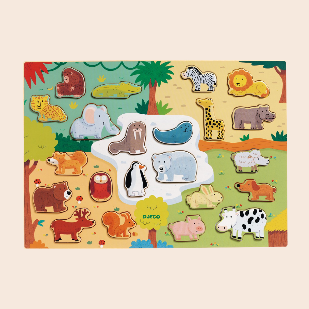 Animal Habitat Puzzle – Freda & Bert