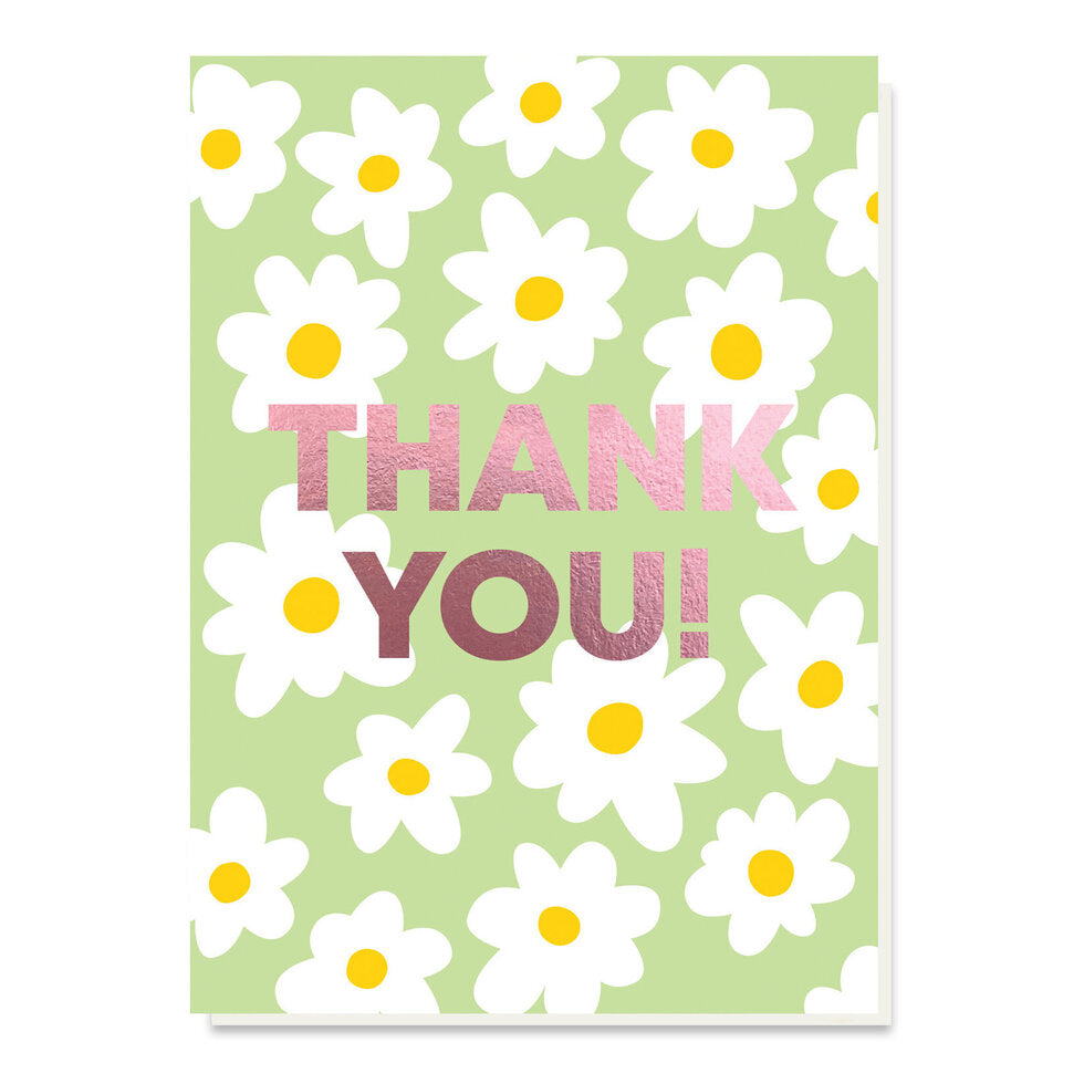 Thank You Daisy Card – Freda & Bert