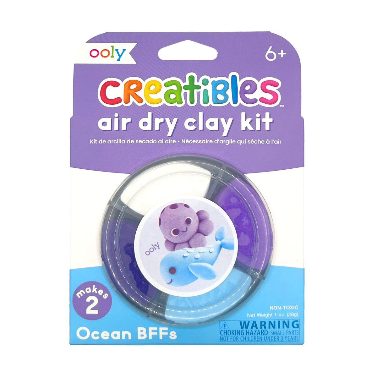 Creatibles D.I.Y. Air-Dry Clay Kit: Ocean BFF’s – Freda & Bert