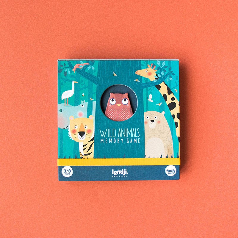 Wild Animals Memory Game – Freda & Bert