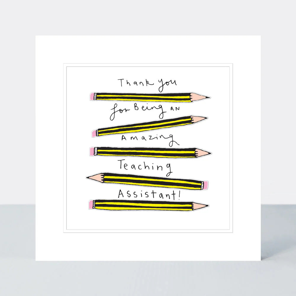 Amazing Teaching Assistant Card – Freda & Bert