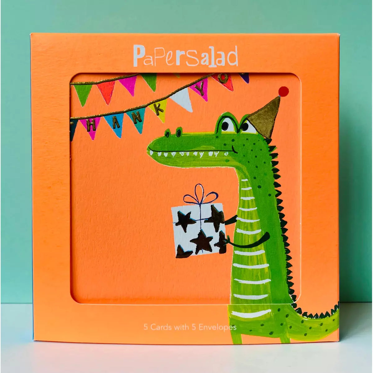 Thank You Crocodile 5 Card Pack – Freda & Bert - Gift Shop Cambridge