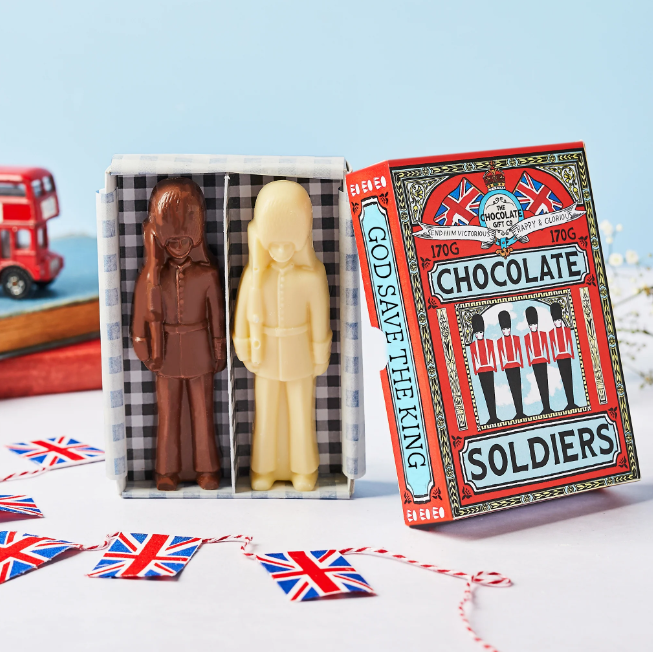 Chocolate Toy Soldiers – Freda & Bert