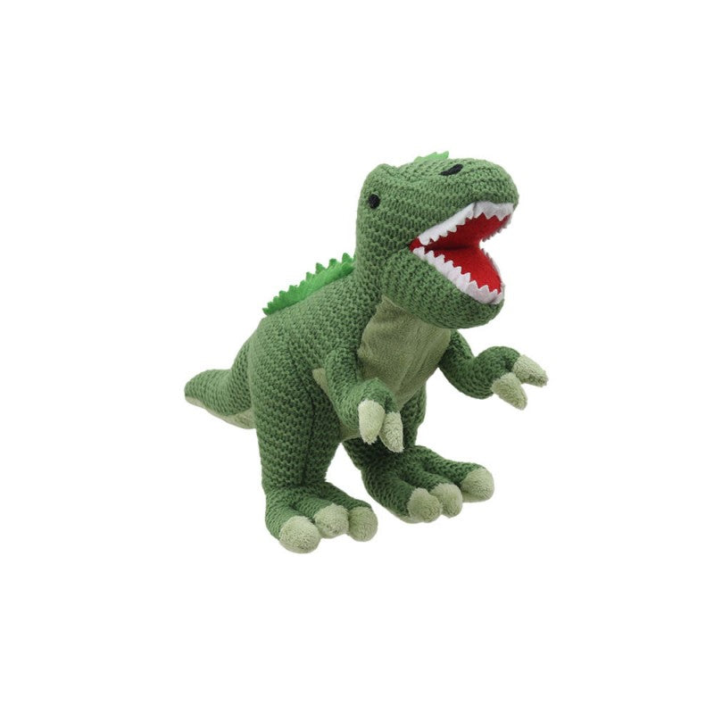 Knitted Small T Rex Dinosaur Soft Toy – Freda & Bert